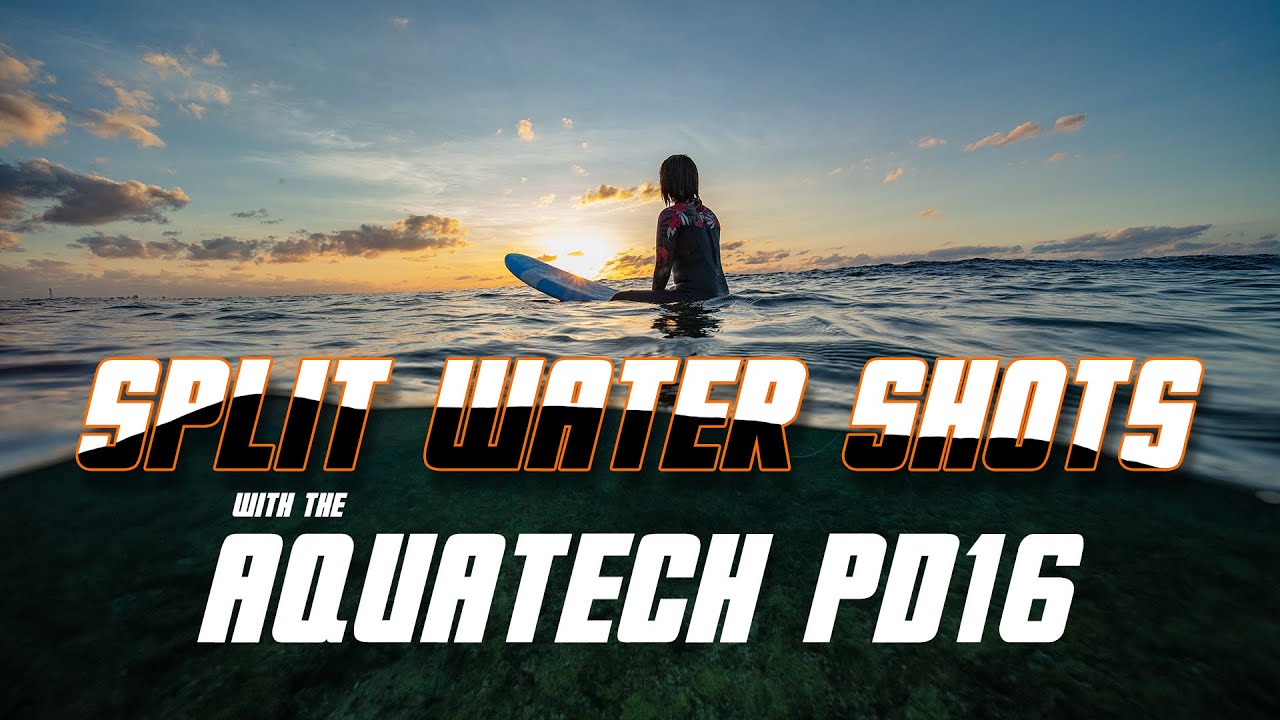 Split Water Shots - Ocean Trials with the AquaTech PD16 MegaDome - YouTube