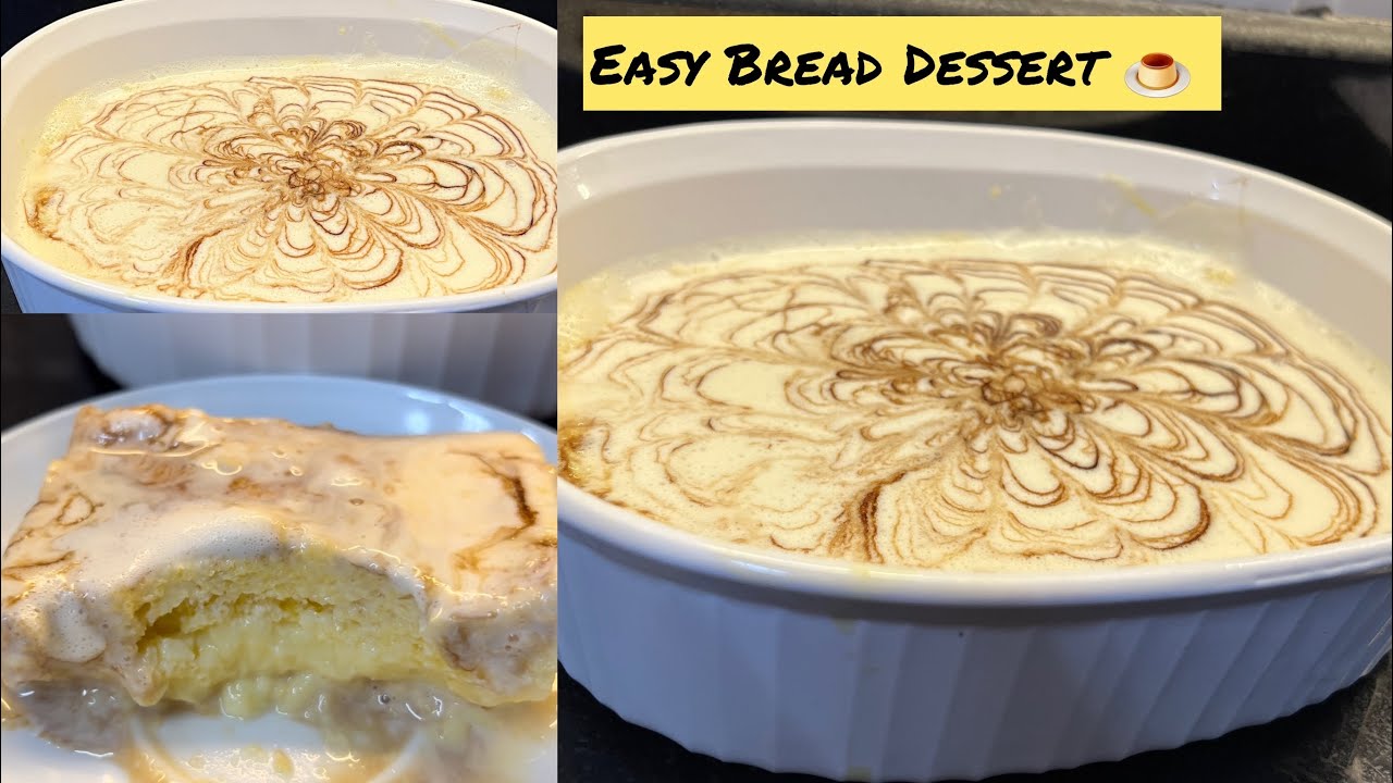 Delicious Bread pudding🤩|Bread dessert | Caramel custard | 4 ...