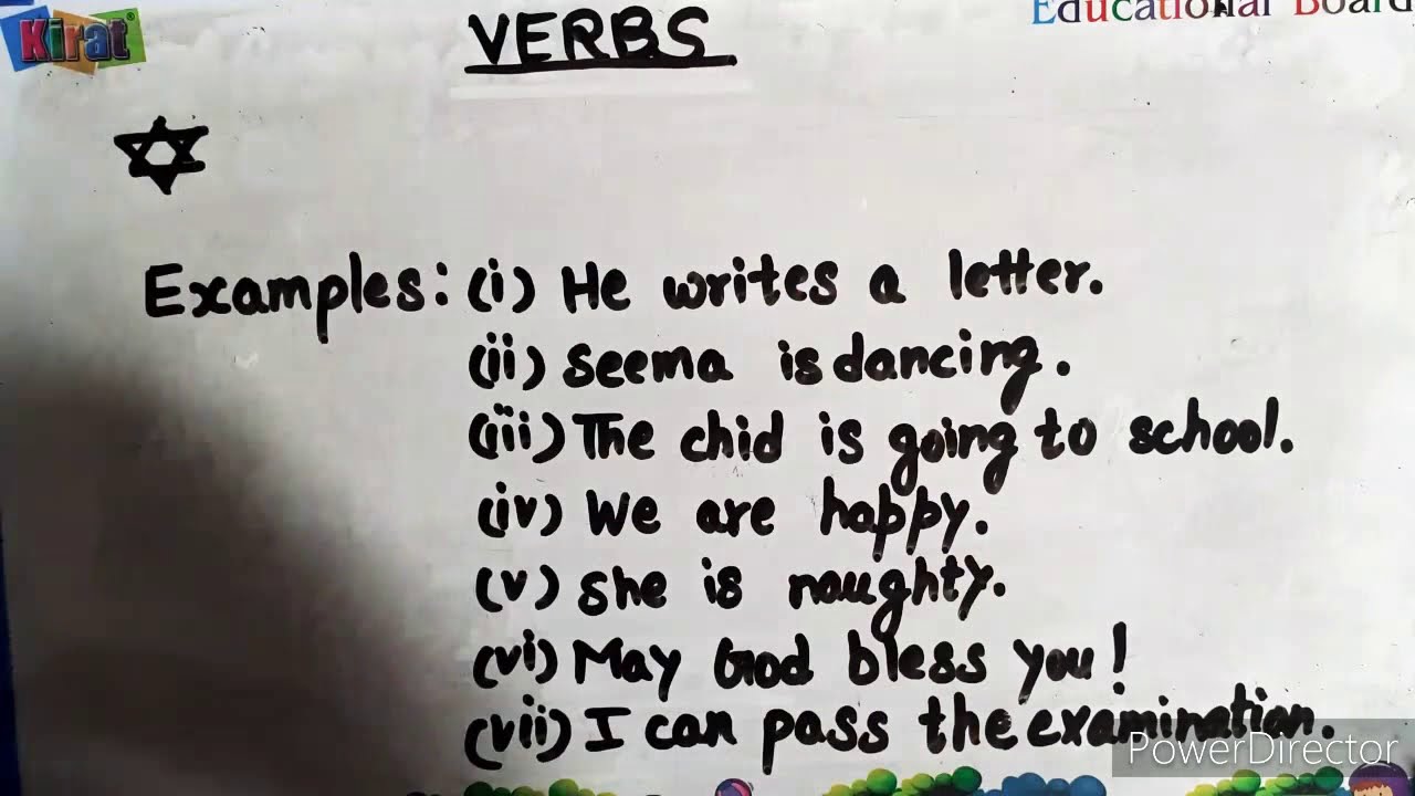 VERBS || ENGLISH GRAMMAR || INTENSIVE STUDY || - YouTube