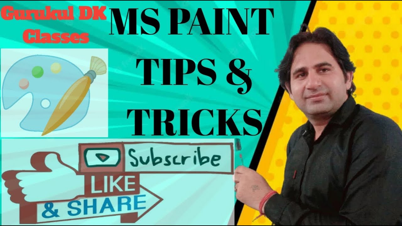 MS PAINT TIPS AND TRICKS - YouTube