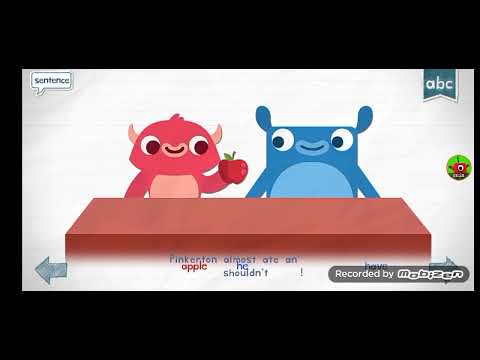 Endless Alphabet letter A #endlessalphabet - YouTube