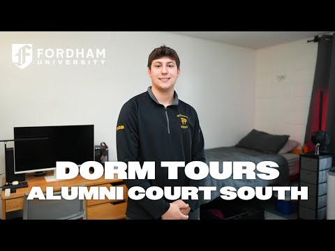 Dorm Tours: Alumni Court South | Fordham University - YouTube