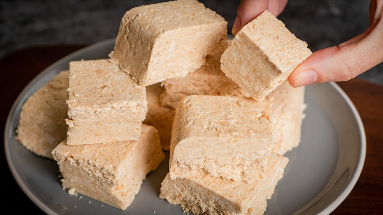 Quick & easy Soft Peanut Nougat for the festival! Surprise your guests ...