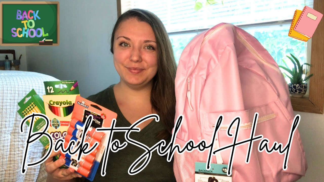 NEW BACK TO SCHOOL HAUL / BACK TO SCHOOL PREP / BACK TO SCHOOL SUPPLY ...