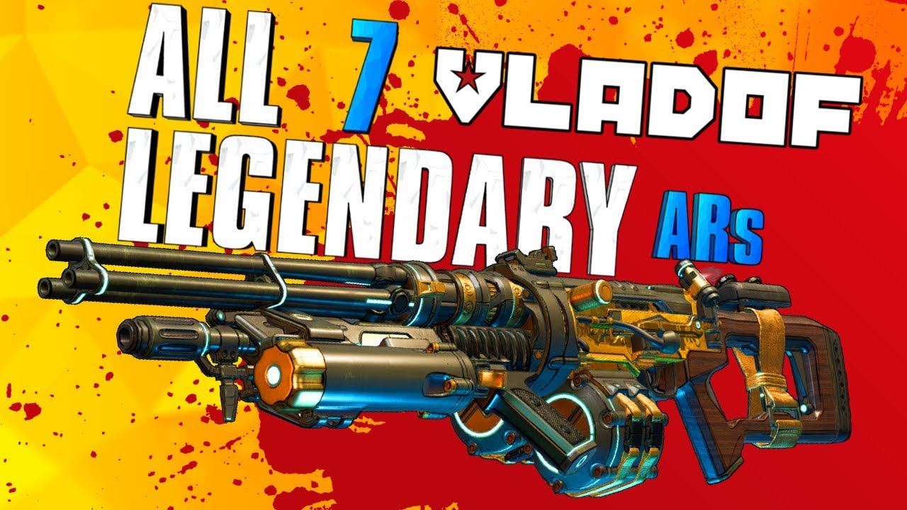 Borderlands 3 - Every Legendary Vladof AR - YouTube
