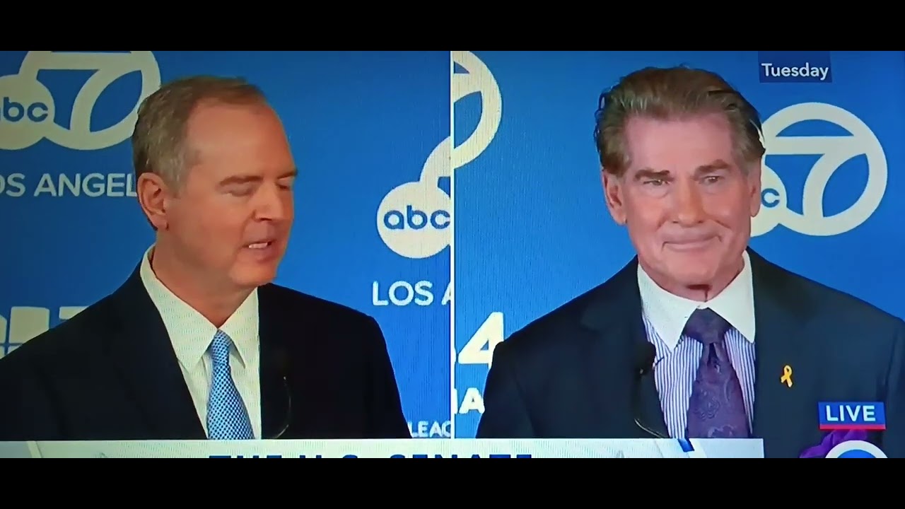 Debate between Adam Schiff and Steve Garvey, October 13, 2024 - YouTube