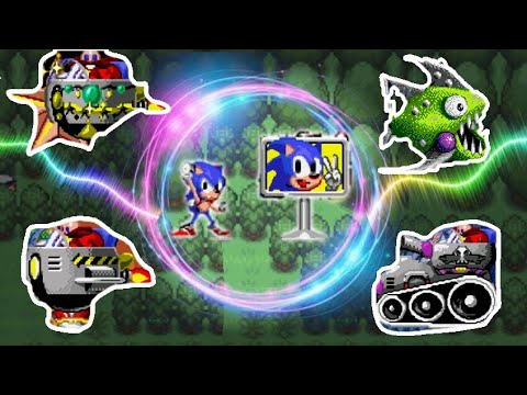 SONIC MOBIUS EVOLUTION ALL BOSSES (HACK ROMS) - YouTube