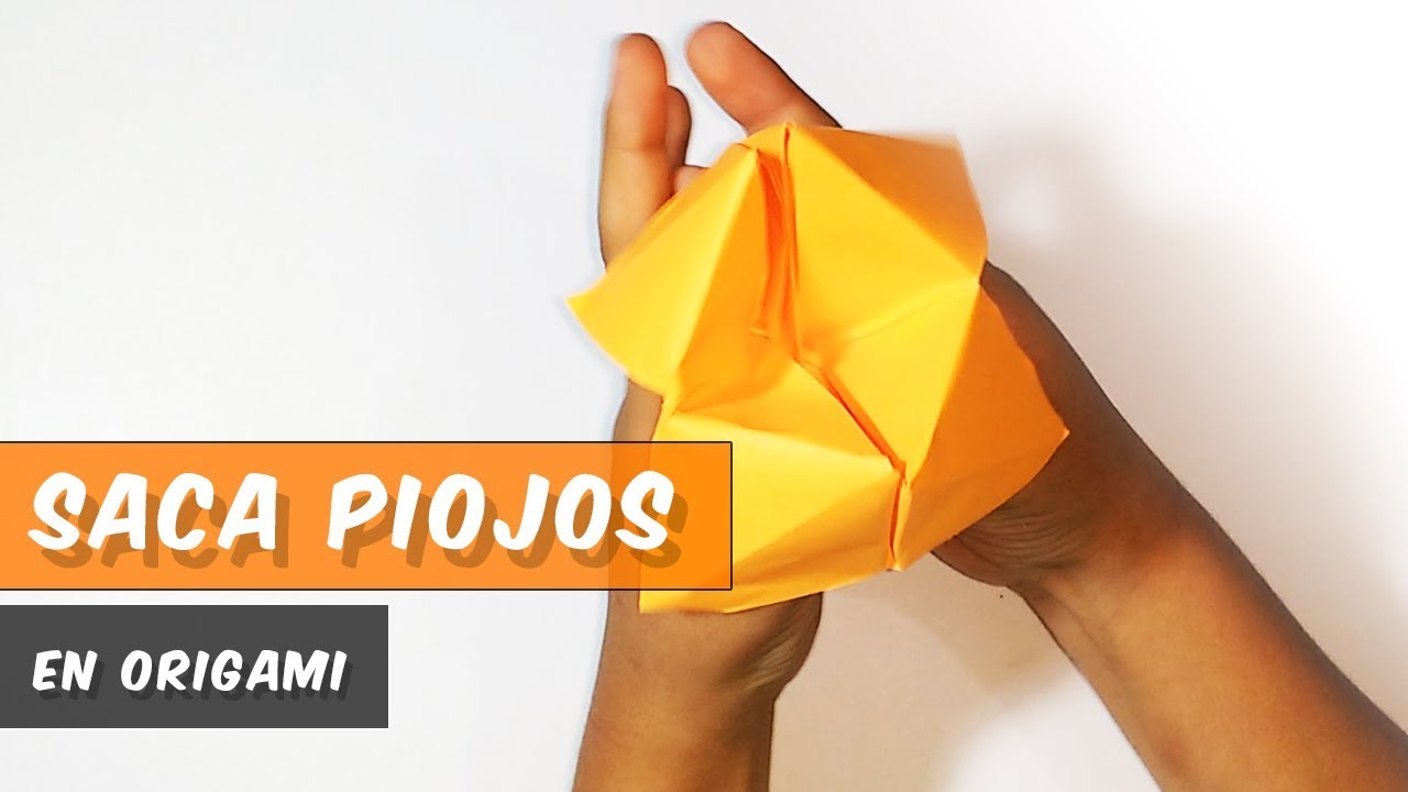 Como hacer un saca piojos de papel - YouTube