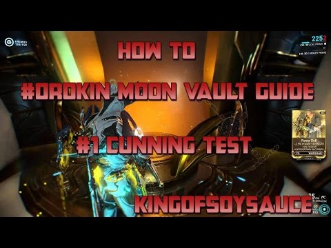 How to: Warframe Secret Orokin Moon Vault #1 The Eye Test for Cunning ...