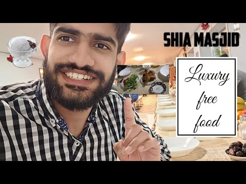 Free luxury food / Iftar in shia masjid Russia / unbelievable experience 🍕🍗🍔