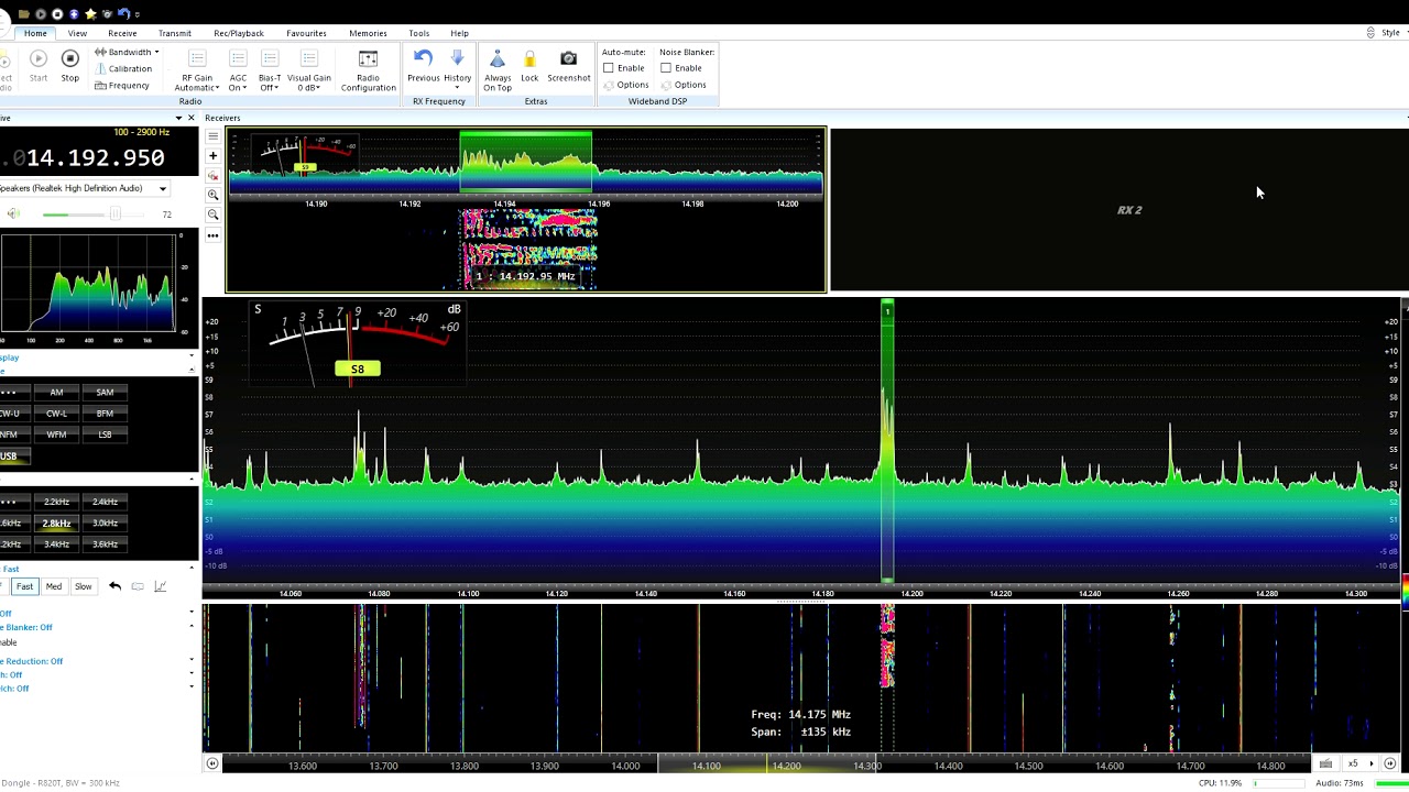 RTL Dongle R820T SDR Console v3 0 18 2020 02 04 13 20 44 - YouTube