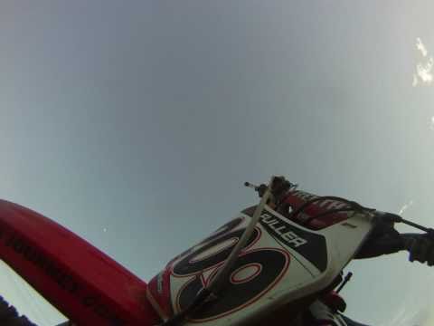 dirt bike crash: broken leg - YouTube