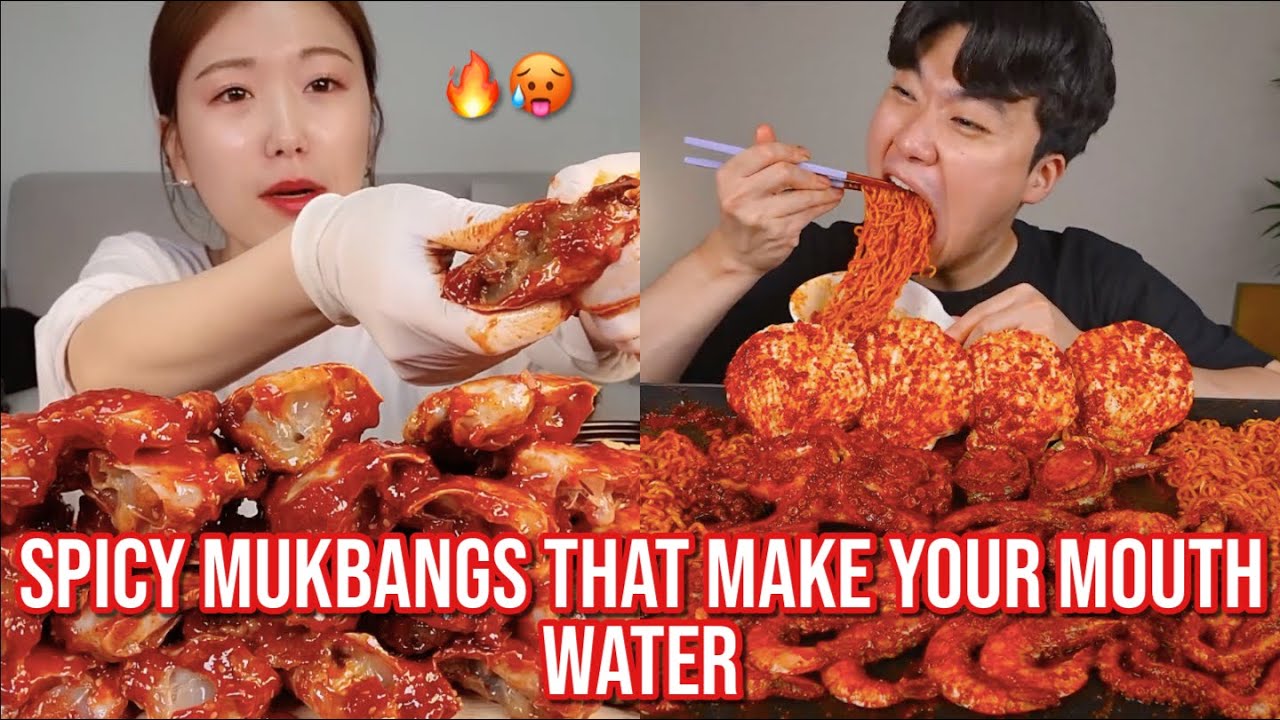 SPICY mukbangs that make your mouth WATER - YouTube