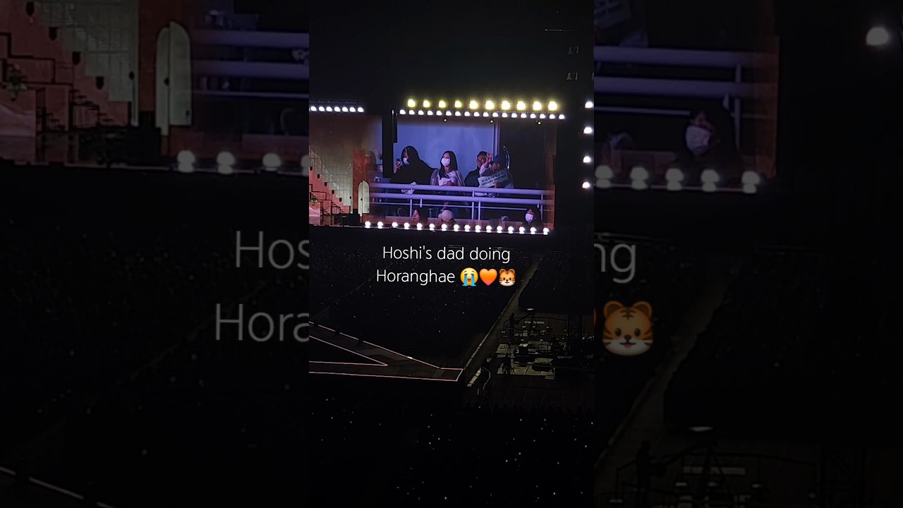 Hoshi's dad doing horanghae 😭😭😭🧡🐯#Hoshi #세븐틴 #seventeen #hoshisvt # ...