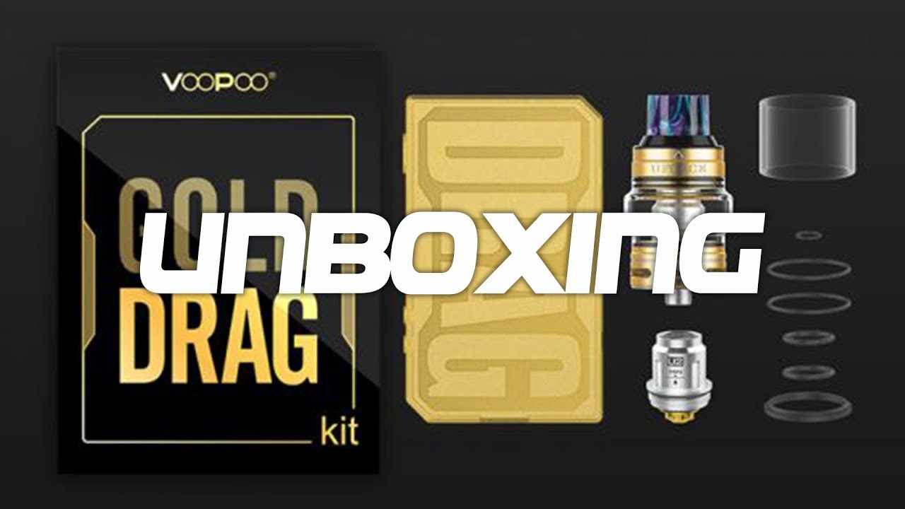 UNBOXING DEL DRAG GOLD (Kit Version) de VOOPOO - YouTube