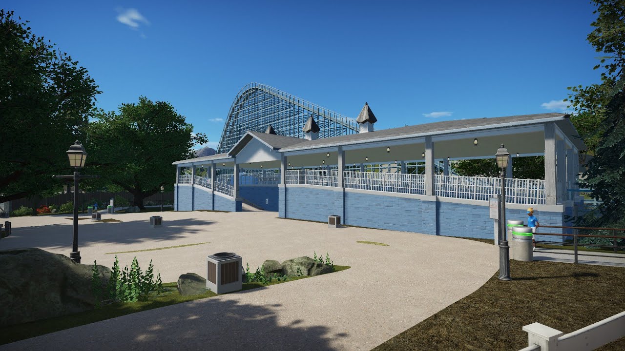 Tidal Wave (Wooden Coaster) - Planet Coaster - YouTube