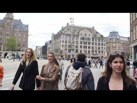 Amsterdam - Dam Square and Kalverstraat