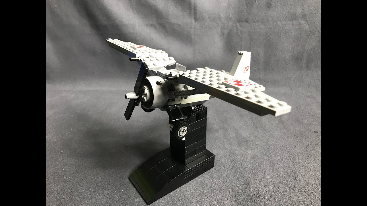 LEGO P11 c Polish war plane/w istruction - YouTube