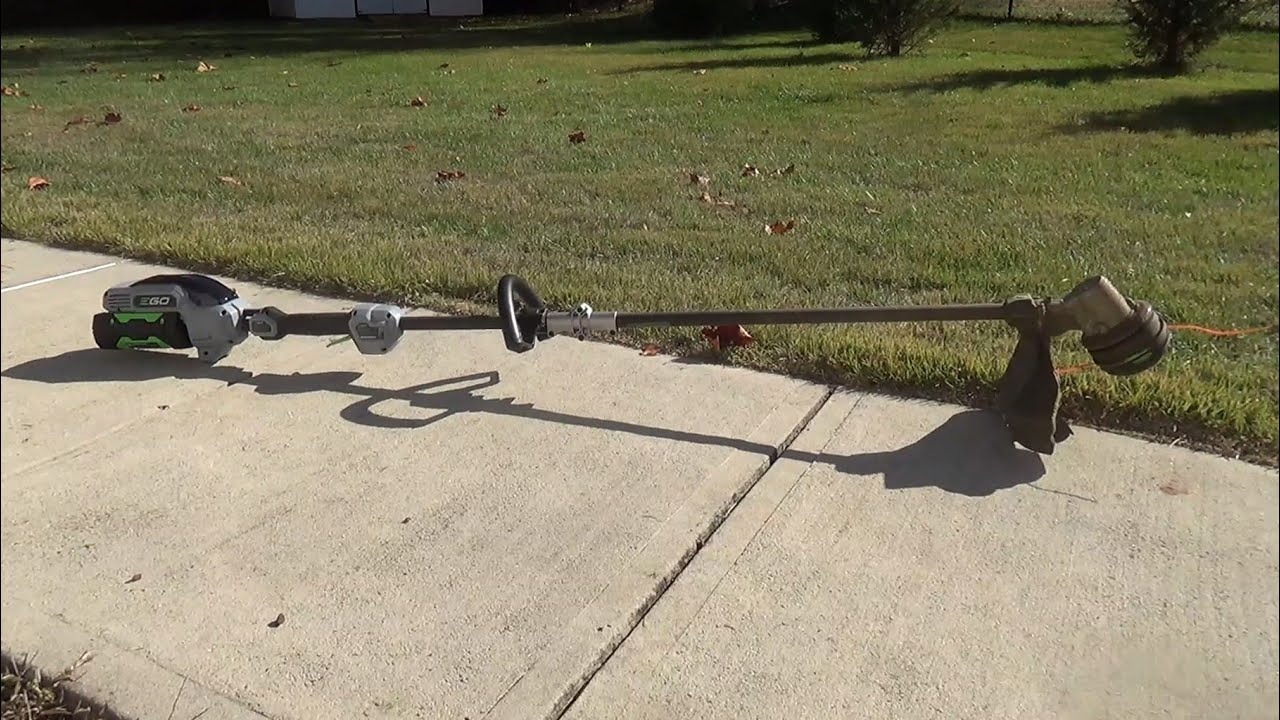 EGO POWER+ 15 INCH STRING TRIMMER REVIEW AND DEMO DEMONSTRATION EGO ...