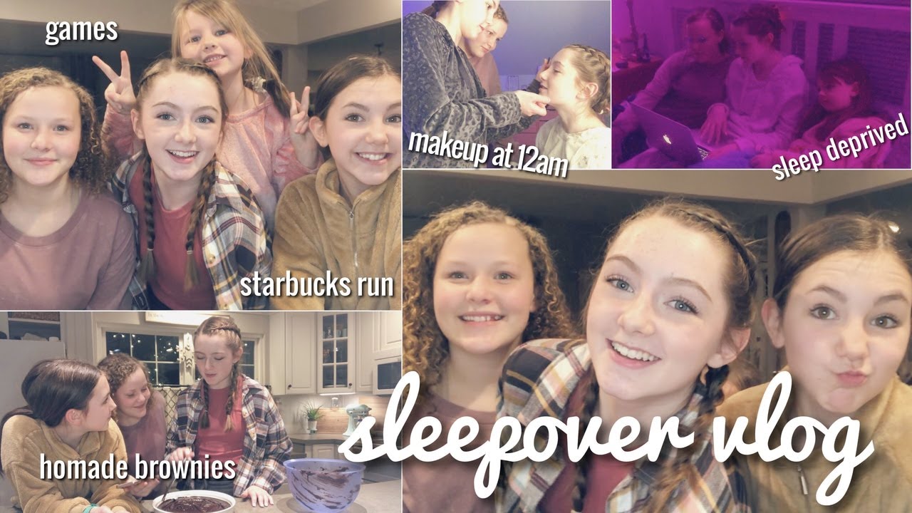 SLEEPOVER VLOG - YouTube