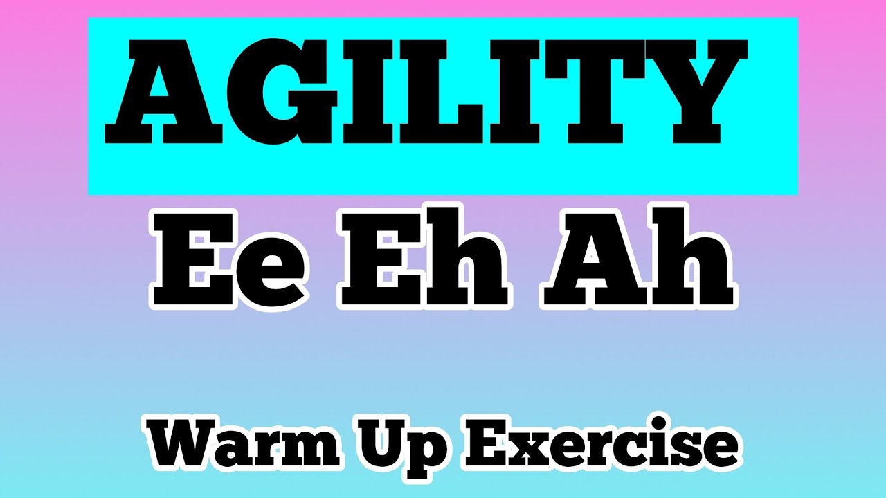 Ee, Eh, Ah - 5 Note Scale for AGILITY // Vocal Warm Up Exercise - YouTube
