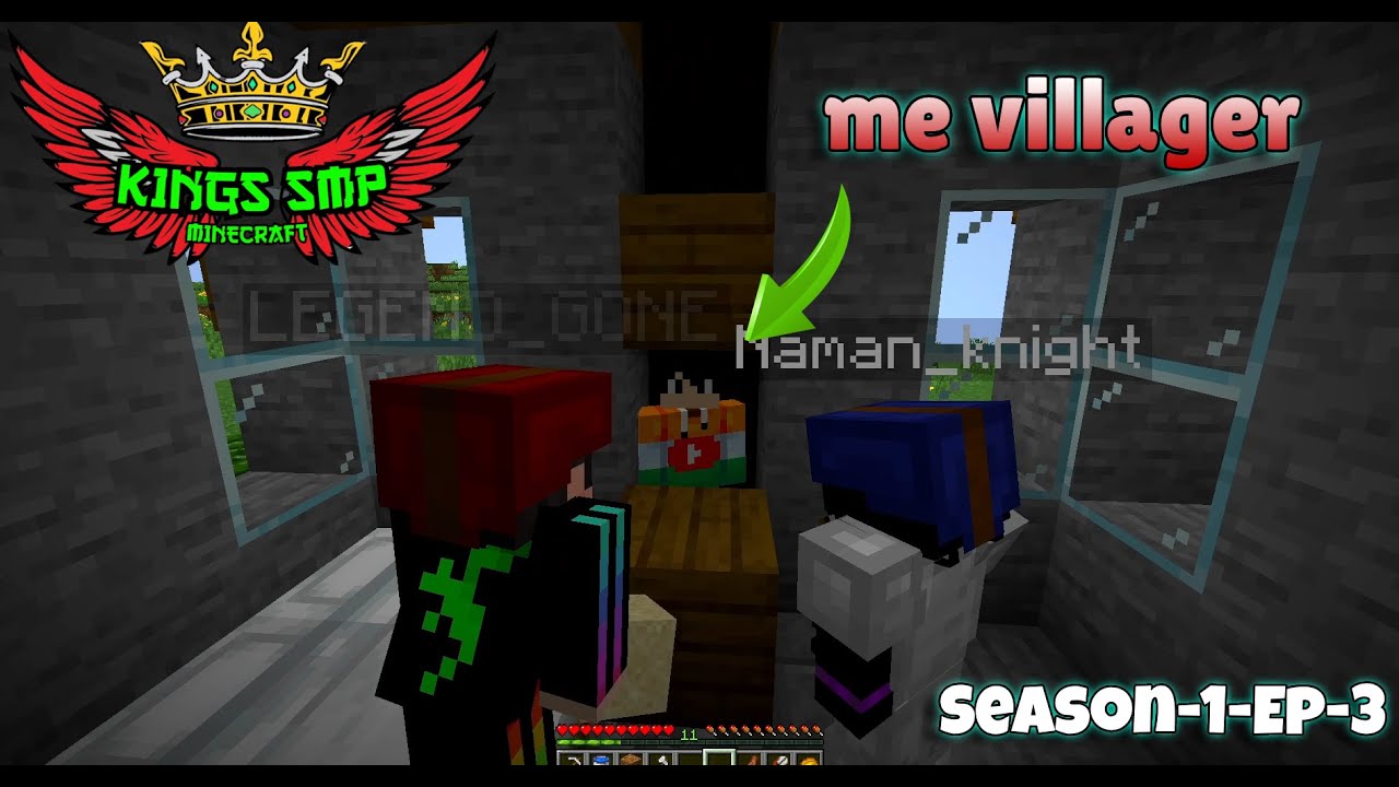 KINGS SMP SEASON-1-EP-3 MINECRAFT HINDI - YouTube