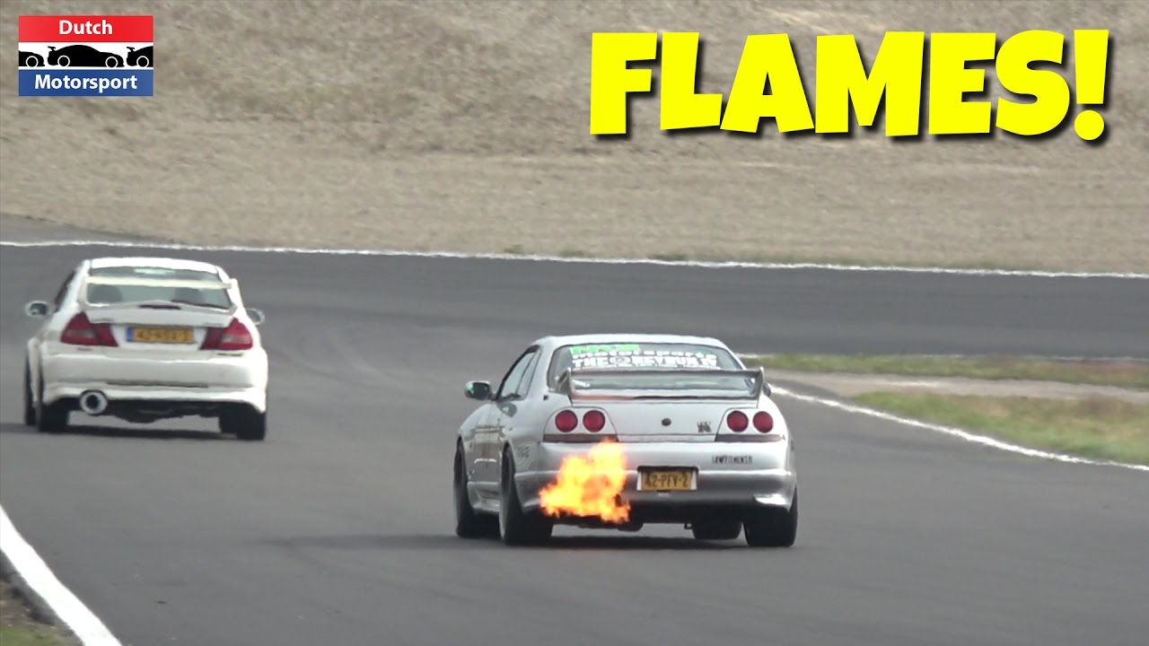 500HP+ Nissan Skyline GT-R spitting HUGE FLAMES! - Japfest 2017 - YouTube