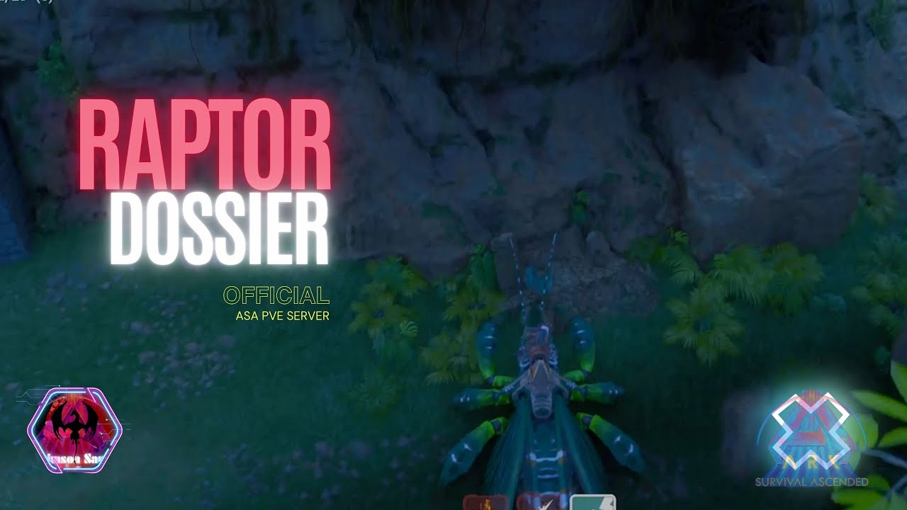 Raptor Dossier || Explore Note x Ark Survival Ascended Official PVE ...