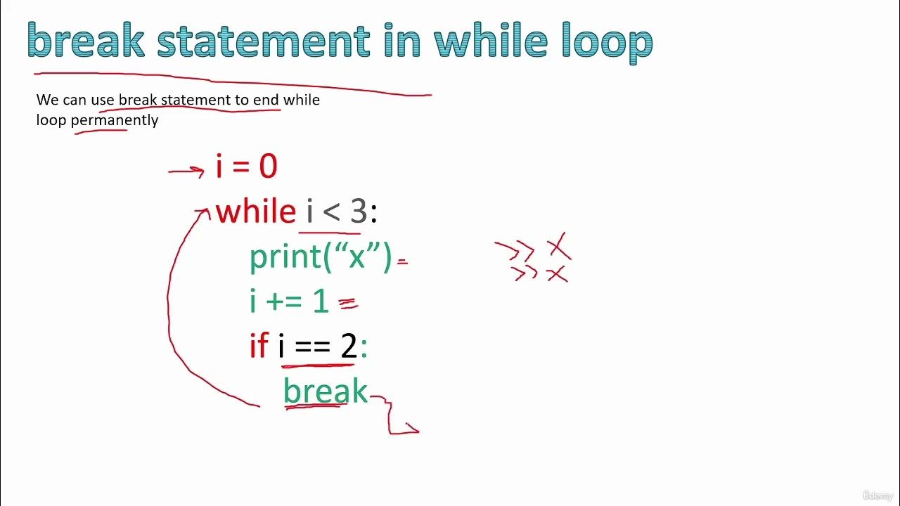 10 While Loops, Break and Continue Statements - YouTube