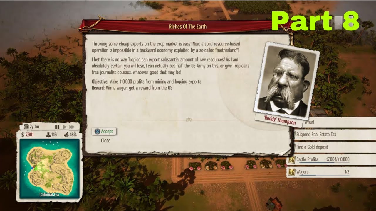 Tropico 5: Part 8 - The Final Wagers - Tropico 5 PS4 Walkthrough - YouTube