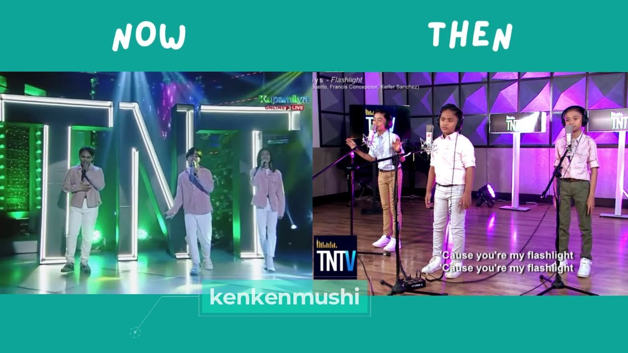 TNT Boys | Then & Now | Flashlight Cover | Side-by-side - YouTube
