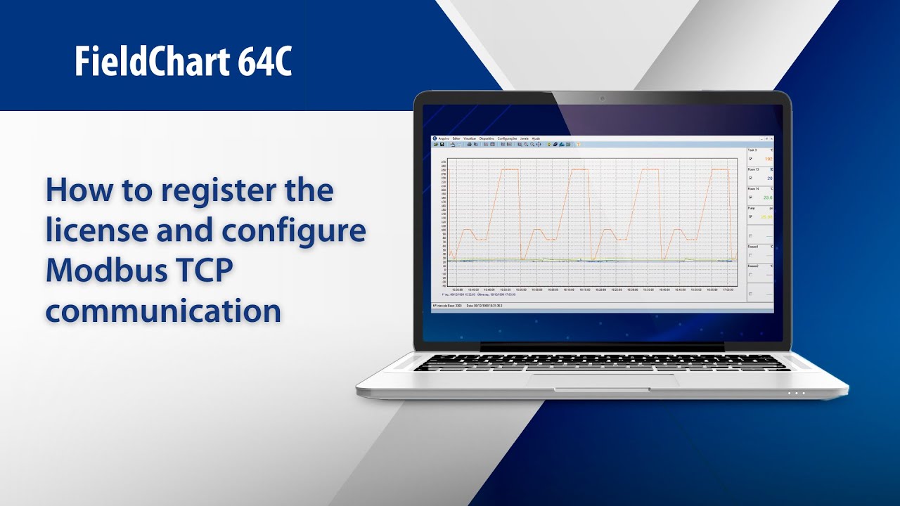 FieldChart 64C - How to register the license and configure Modbus TCP ...