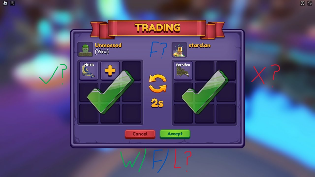Trading A Viri (Viridik) For A Fern (Fernifex) (Roblox Dragon ...