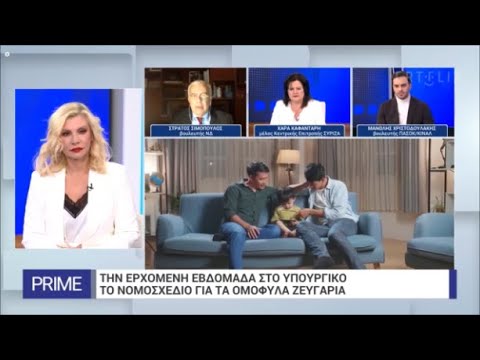 ΤΟ ΝΟΜΟΣΧΕΔΙΟ ΓΙΑ ΤΑ ΟΜΟΦΥΛΑ ΖΕΥΓΑΡΙΑ ΚΑΤΑΤΡΩΕΙ ΤΗΝ ΕΠΙΚΑΙΡΟΤΗΤΑ - YouTube