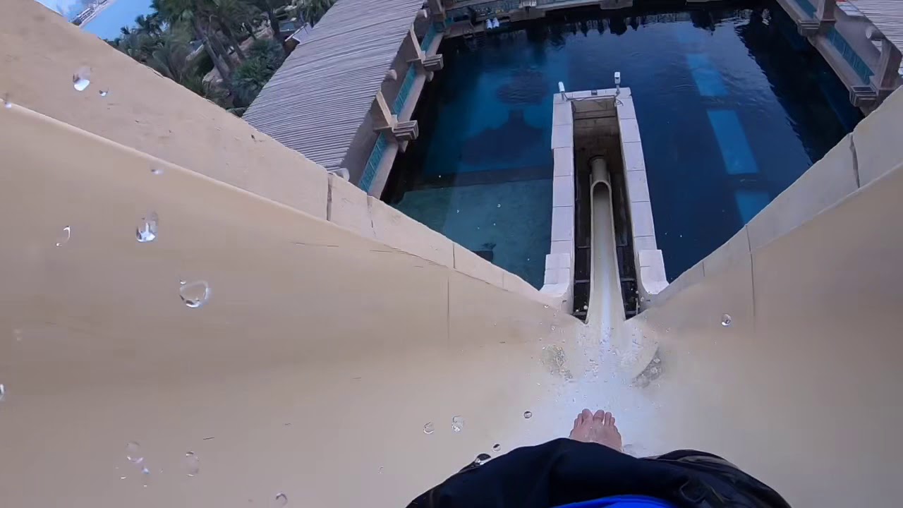 Second steepest waterslide - YouTube