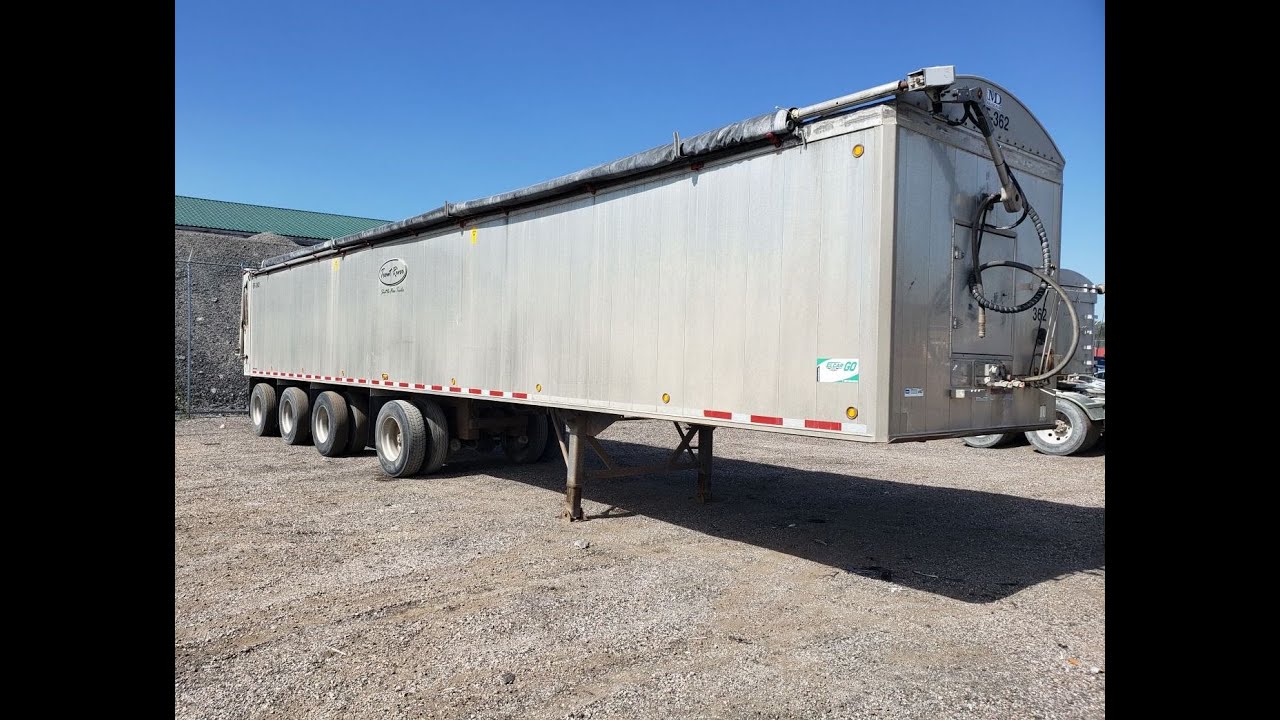 2012 Shuttle Floor Trailer 47" Long Aluminum Box - YouTube