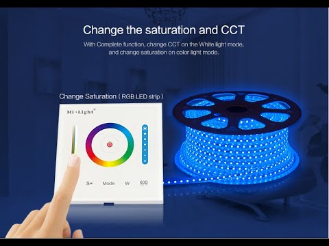 Wall-Mounted LED Wall Switch Dimmer / LED RGB Controller with Touch ...