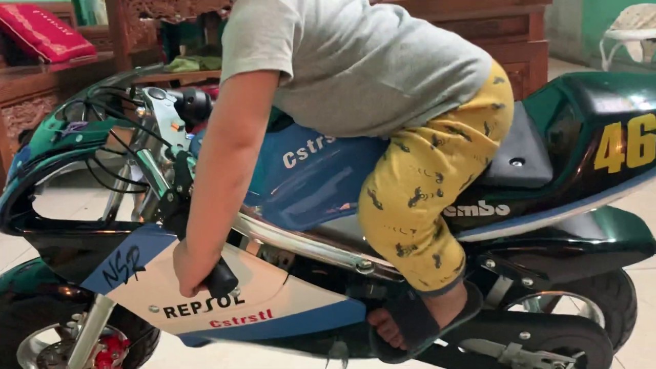 XE Moto mini sport 50cc (loại mới giá 3500k ) - YouTube