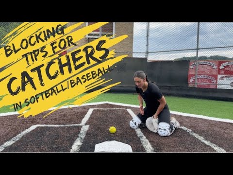 Blocking Tips For Catchers In Softball/Baseball - YouTube