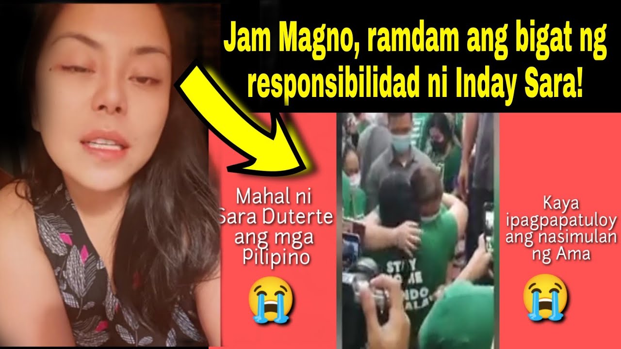 Sara Duterte umiyak | Jam Magno Reaction Video | Viral Today - YouTube