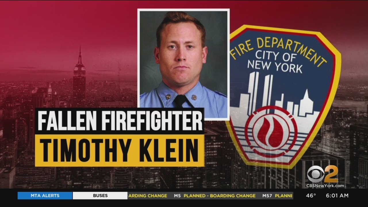 New York City mourns Firefighter Timothy Klein - YouTube
