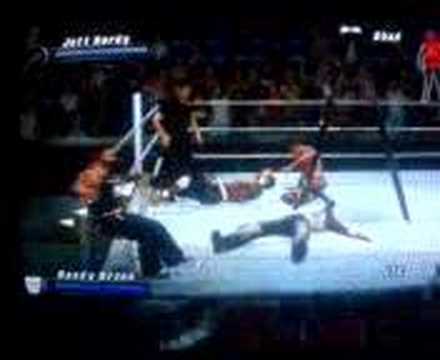 smackdown vs raw 2008 ps2 ecw extreme rules match - YouTube