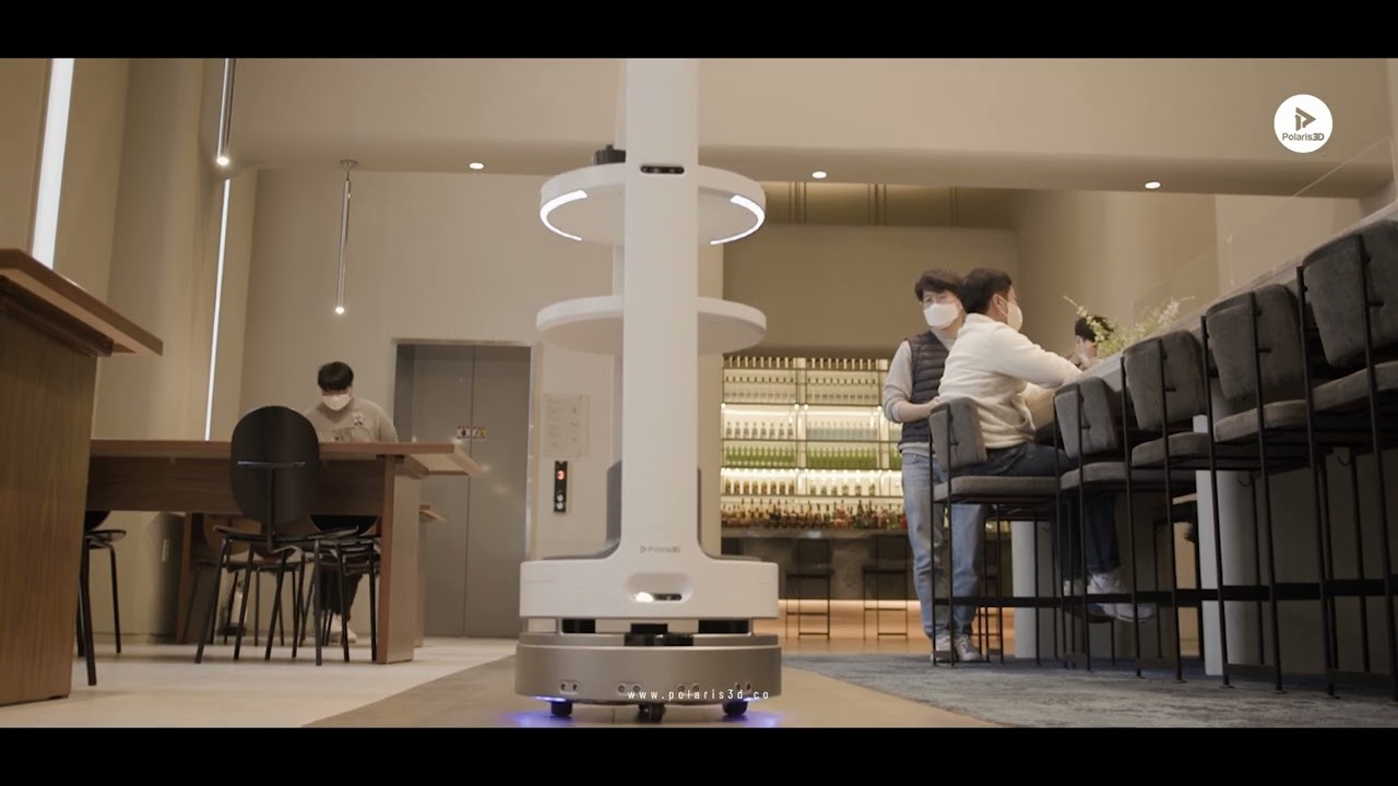 Polaris3D 자율주행 서빙로봇 '이리온(ereon)' 홍보영상 - YouTube