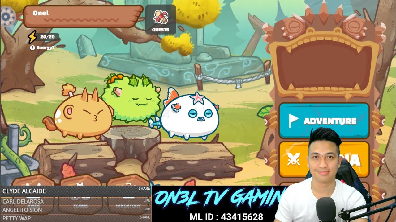 AXIE Infinity ABP Line up 5 wins - YouTube