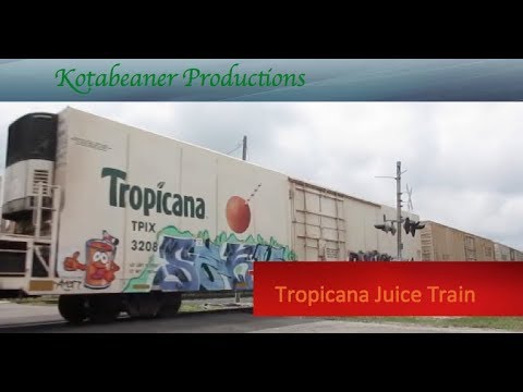 Tropicana Juice Train From The Skies! - YouTube