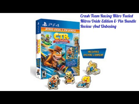 Crash Team Racing Nitro Fueled Nitros Oxide Edition & Pin Bundle ...