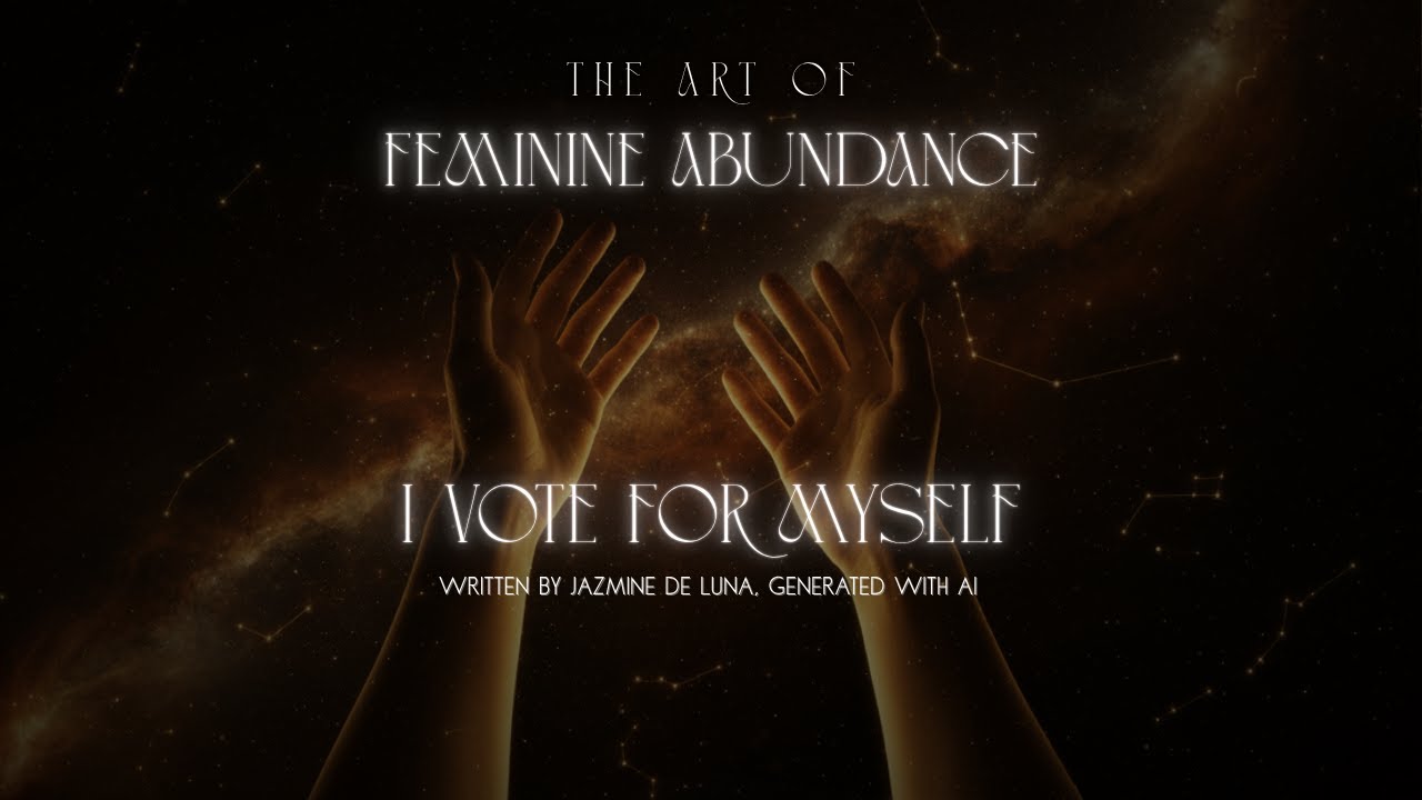 I VOTE FOR MYSELF by Jazmine de Luna | The Art of Feminine Abundance ...