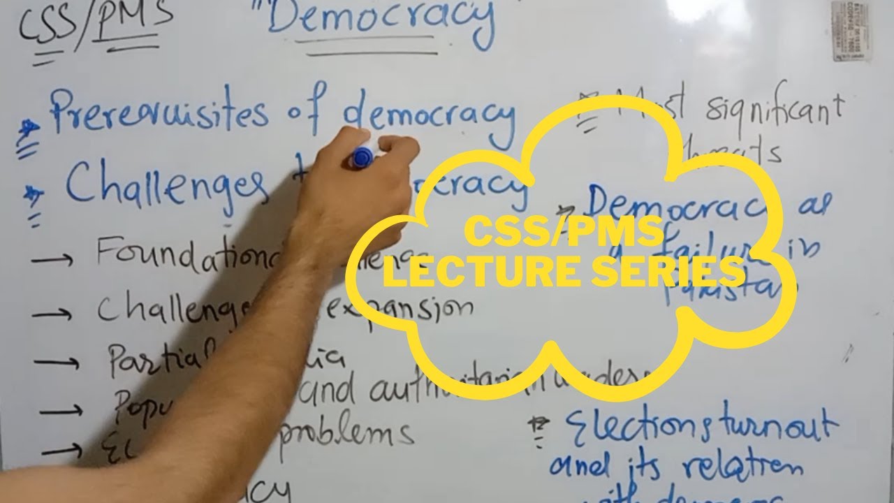 Democracy in CSS || Full Explained with Concepts || English Essay CSS ...