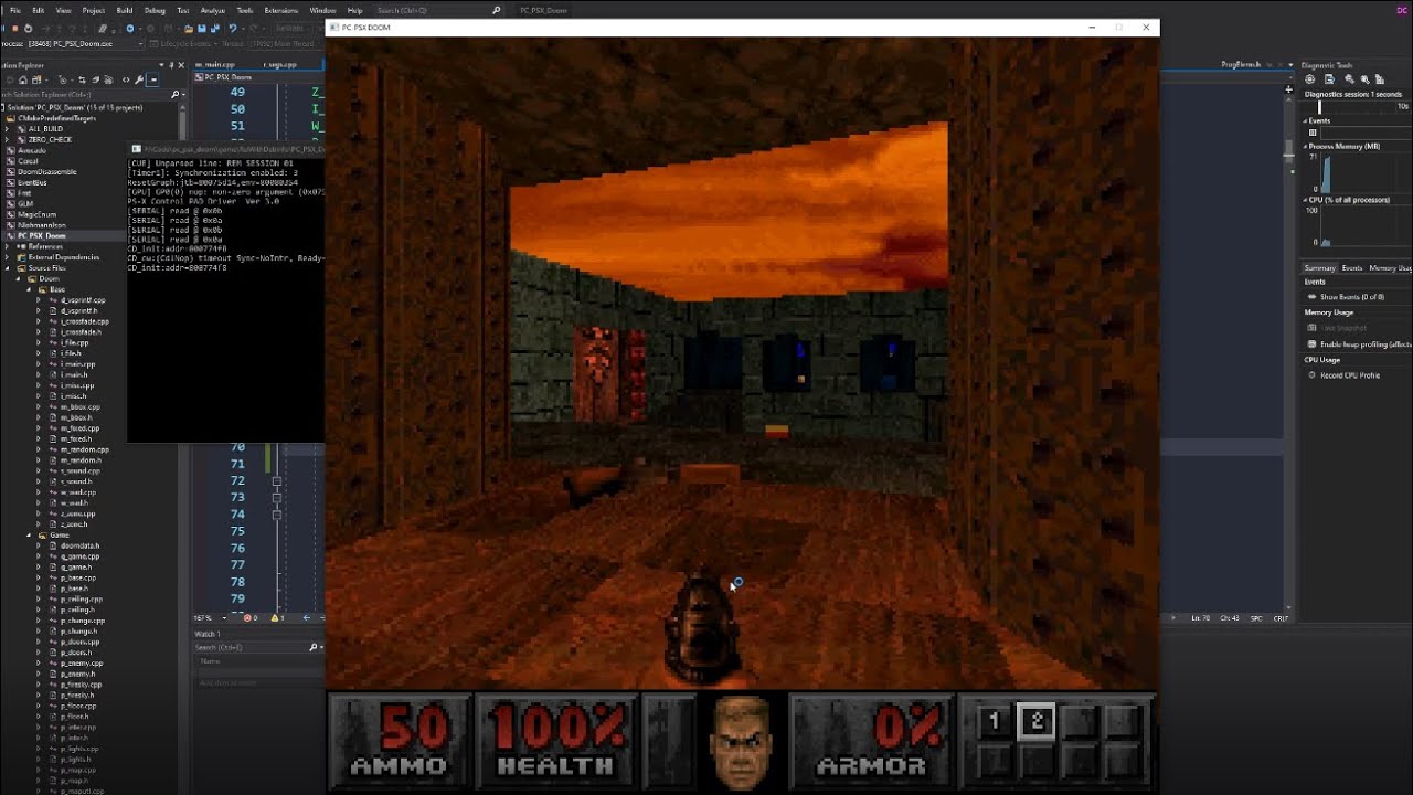 PsyDoom (formerly StationDoom): a port of PSX Doom to PC (early ...