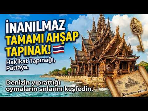 TEK BİR ÇİVİ BİLE YOK! 😲 Pattaya Hakikat Tapınağı'nın Gizemli Sırları